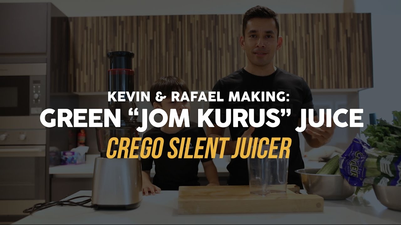 Slow Juicer: Green Jom Kurus Juice Recipe - YouTube