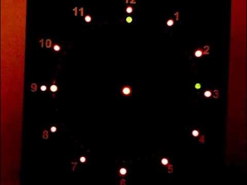Analog led clock V.2 - YouTube