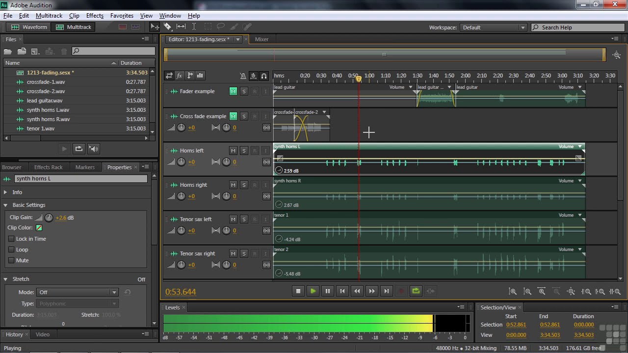 12 13 Fading, Crossfading, And Matching Volume - YouTube