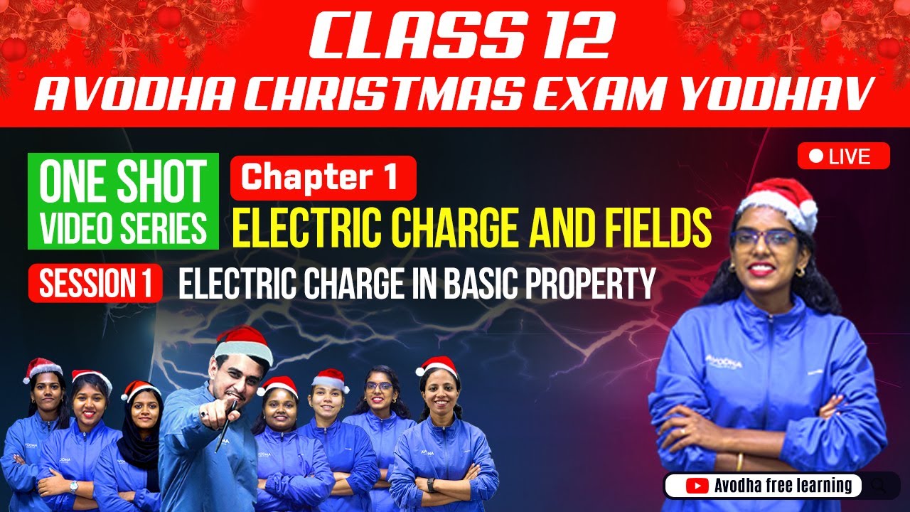 Plus Two Physics | Chapter 1 - Electric Charge and Fields | Session 1 ...