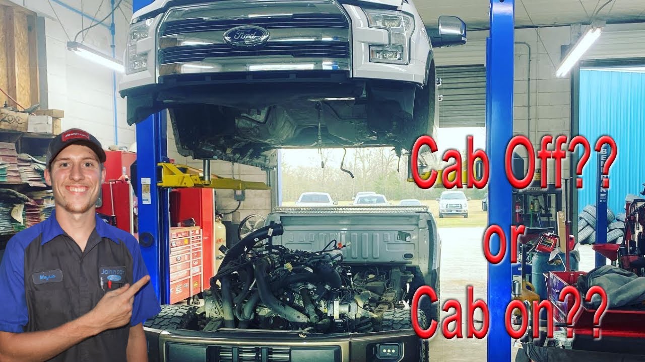 How To Remove F150 Cab - YouTube
