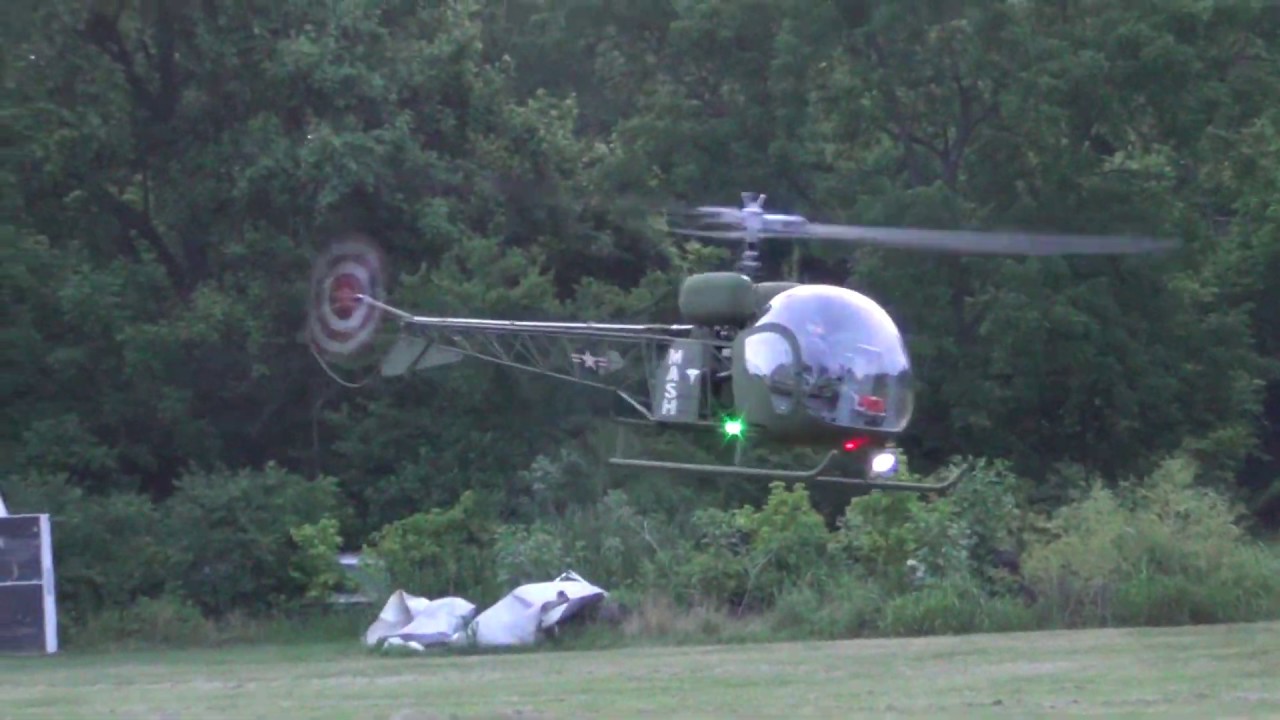 MASH Vario Bell 47 2nd Flight 6/30/2020 - YouTube