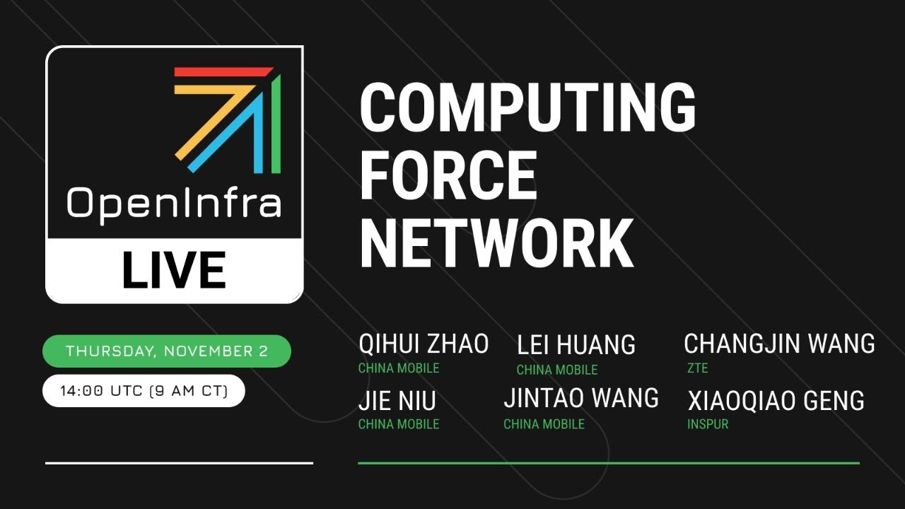 Meet the Computing Force Network Working Group - YouTube