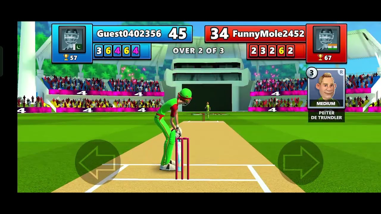 Stick Cricket | Cricket | Pak vs India | Full match | Games | Fun - YouTube