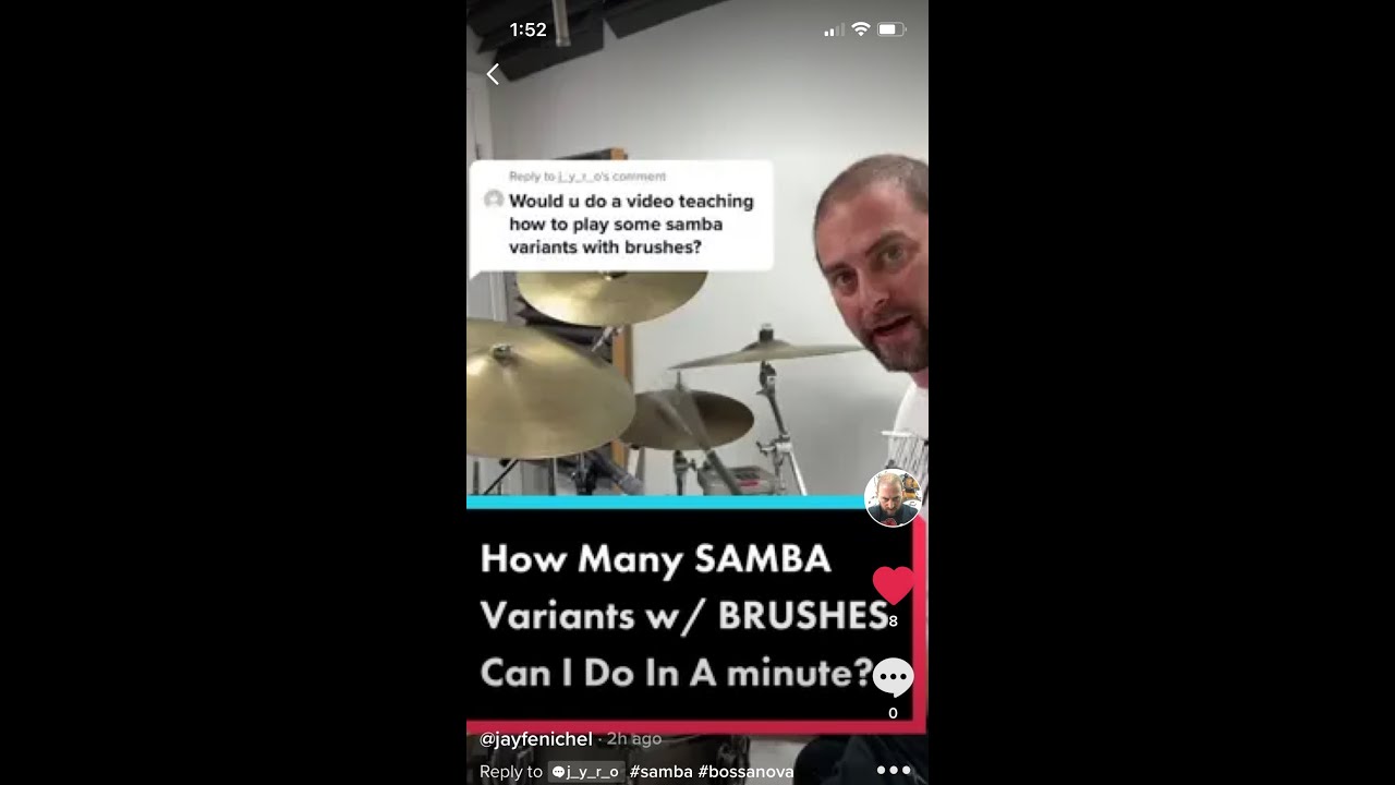 3 Quick Samba Variations With Brushes - YouTube