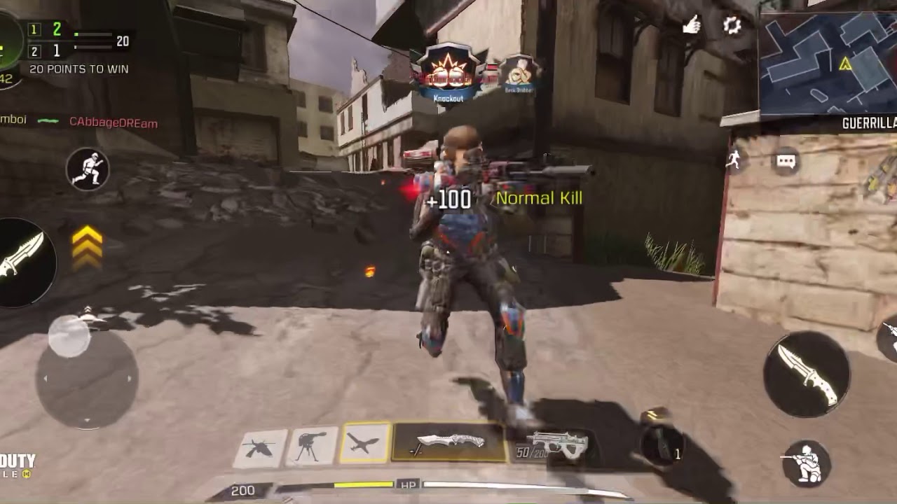 KNIFE ONLY in COD mobile - YouTube