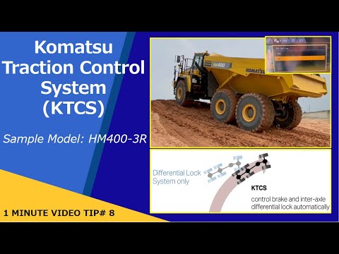 One Minute Video Tips# 8 - Komatsu Traction Control System (KTCS) - YouTube