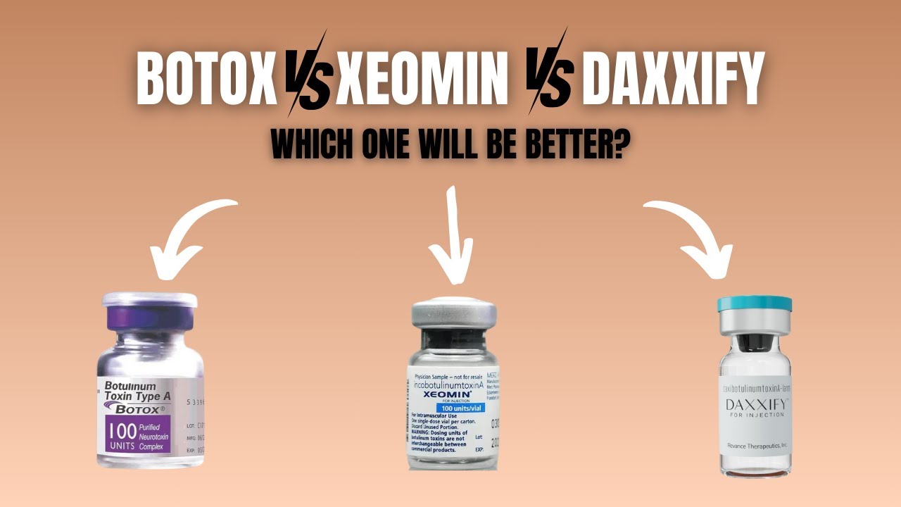 Difference between Botox vs Xeomin vs Daxxify - YouTube