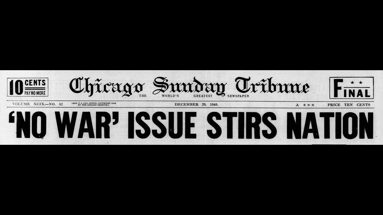 December 29, 1940 World War II Old Time Radio - YouTube