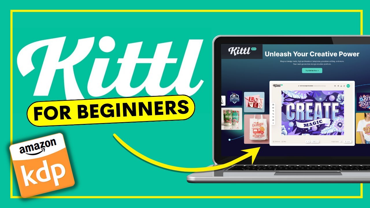 How To Use Kittl for Beginners | Using Kittl For KDP - YouTube