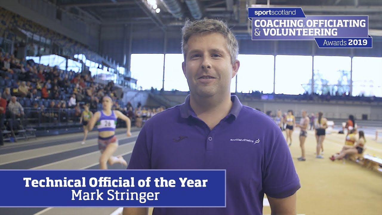 COV Awards 2019 | Mark Stringer - Technical Official of the Year - YouTube