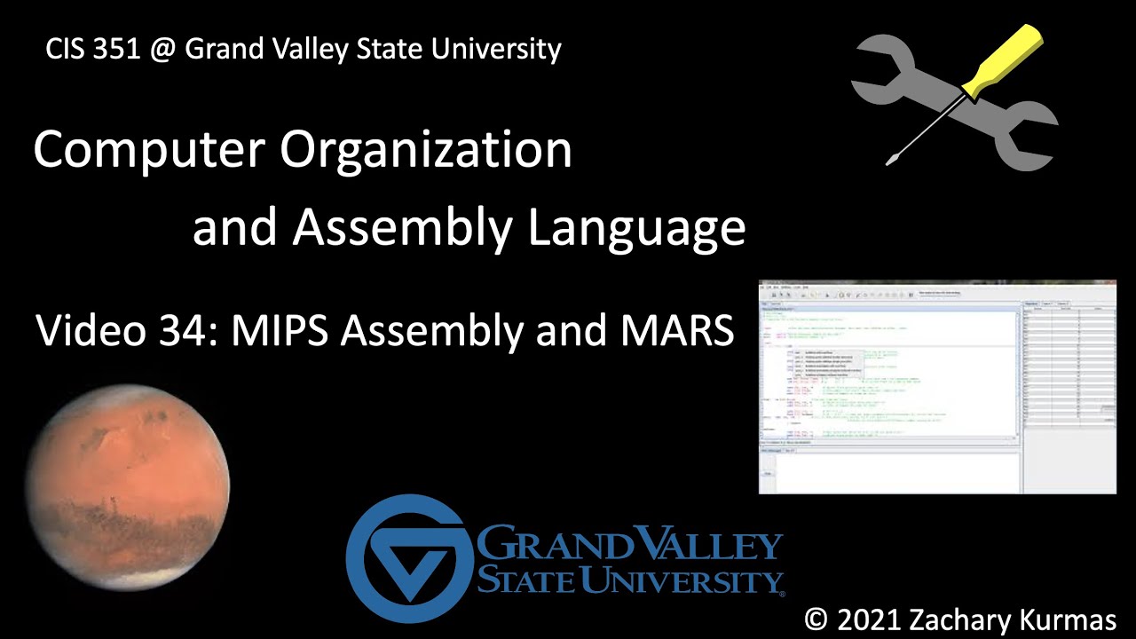 CIS 351 Video 34: MIPS Assembly and MARS - YouTube
