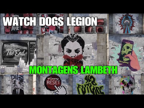 Watch Dogs Legion - Todas Montagens na cidade de Lambeth - Localização das Montagens