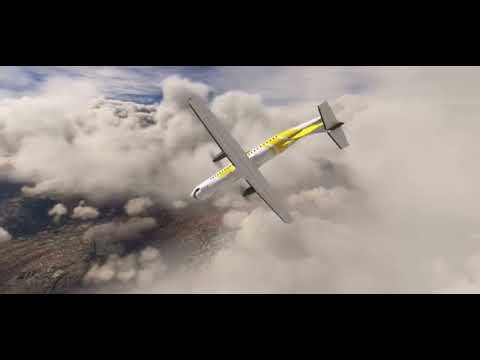 Voepass Flight 2283 crash animation - YouTube
