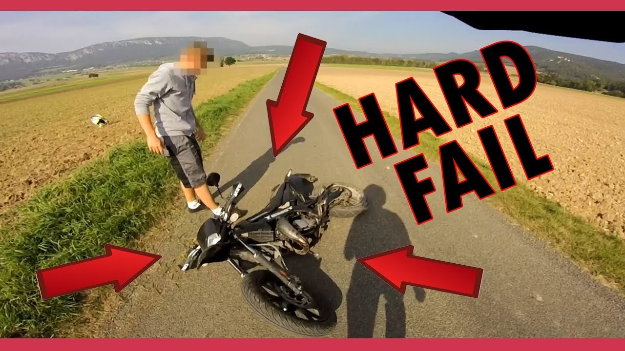 HARD WHEELIE FAIL | Klausa Riding - YouTube