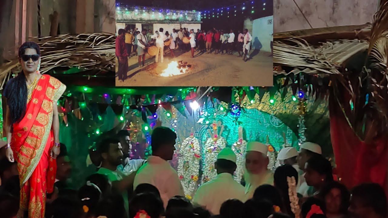 Kandurparthi Muharam Festival Village Festival Dance 2023 Peerla ...