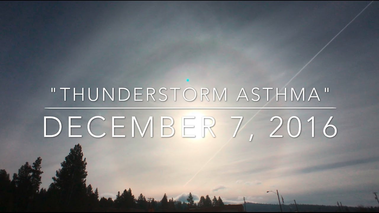 "Thunderstorm asthma" - YouTube