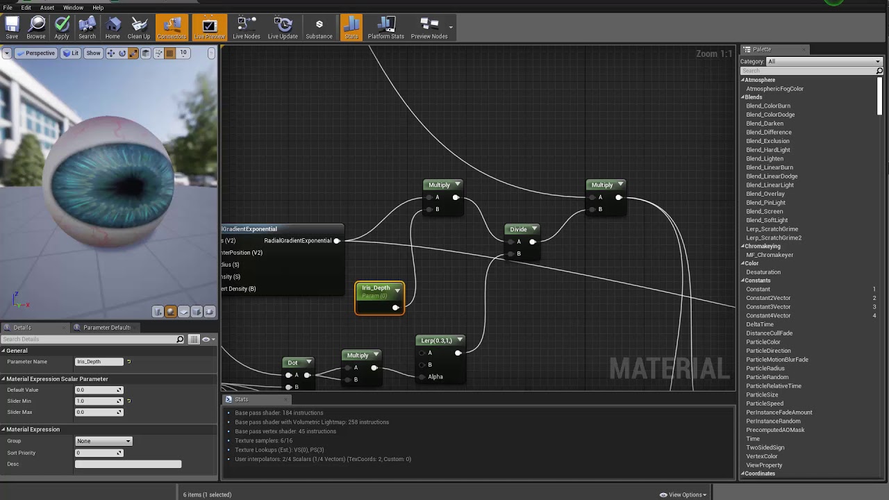 Eye Creation for Game Engine 13 Finalize Eye Shader and testing - YouTube