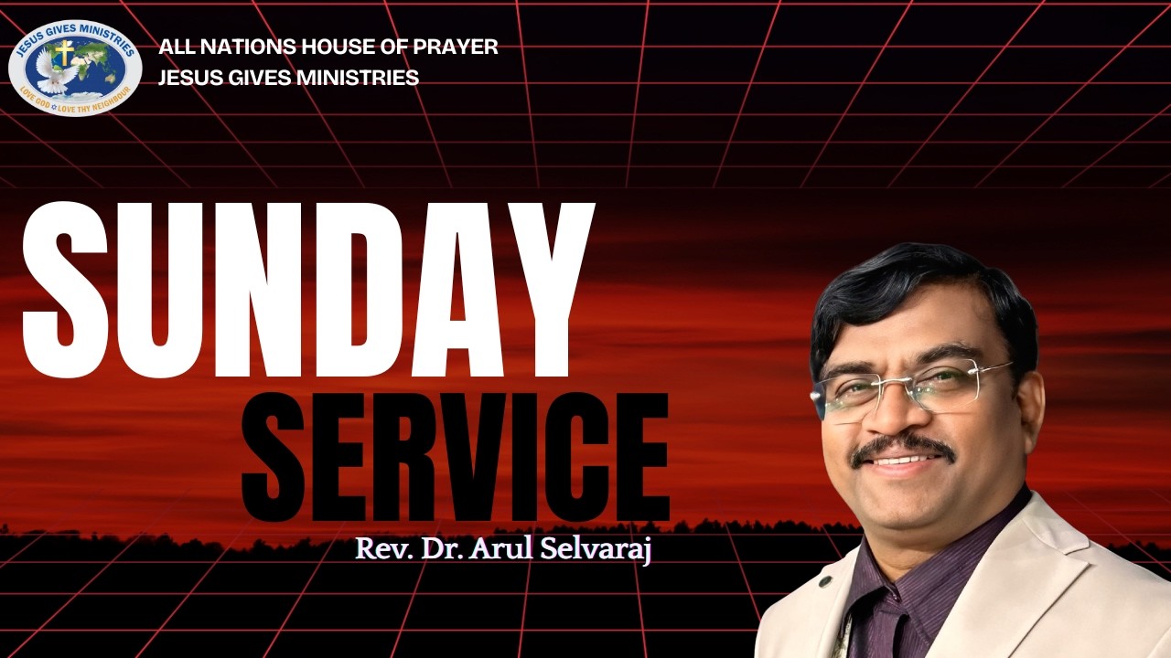 🔴LIVE | SUNDAY SERVICE | ஞாயிறு ஆராதனை | REV. DR. ARUL SELVARAJ | ANHOP ...