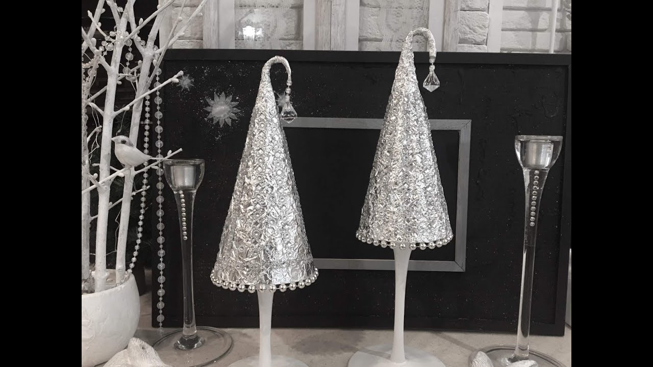 Ёлочка из фольги🎄Christmas tree from foil - YouTube