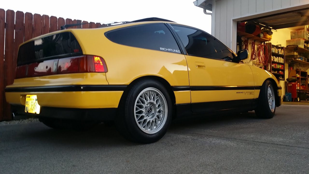 1988 CRX Si restoration and customization. - YouTube