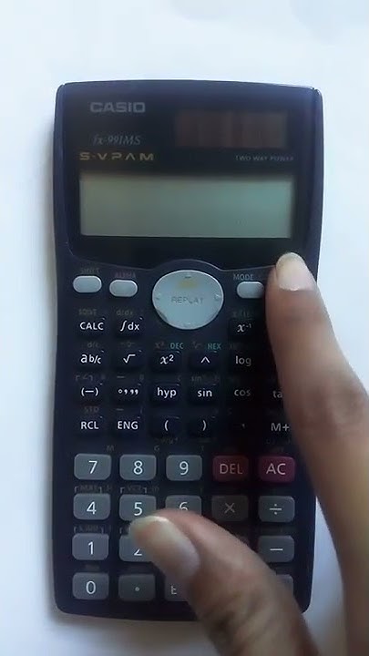 How To Find Power Of Any Number Using Calculator [fx-991MS] - YouTube