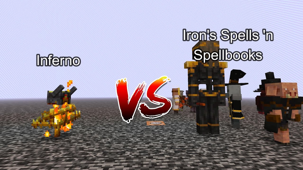 Inferno (Goety - The Dark Arts) vs Iron's Spells 'n Spellbooks ...