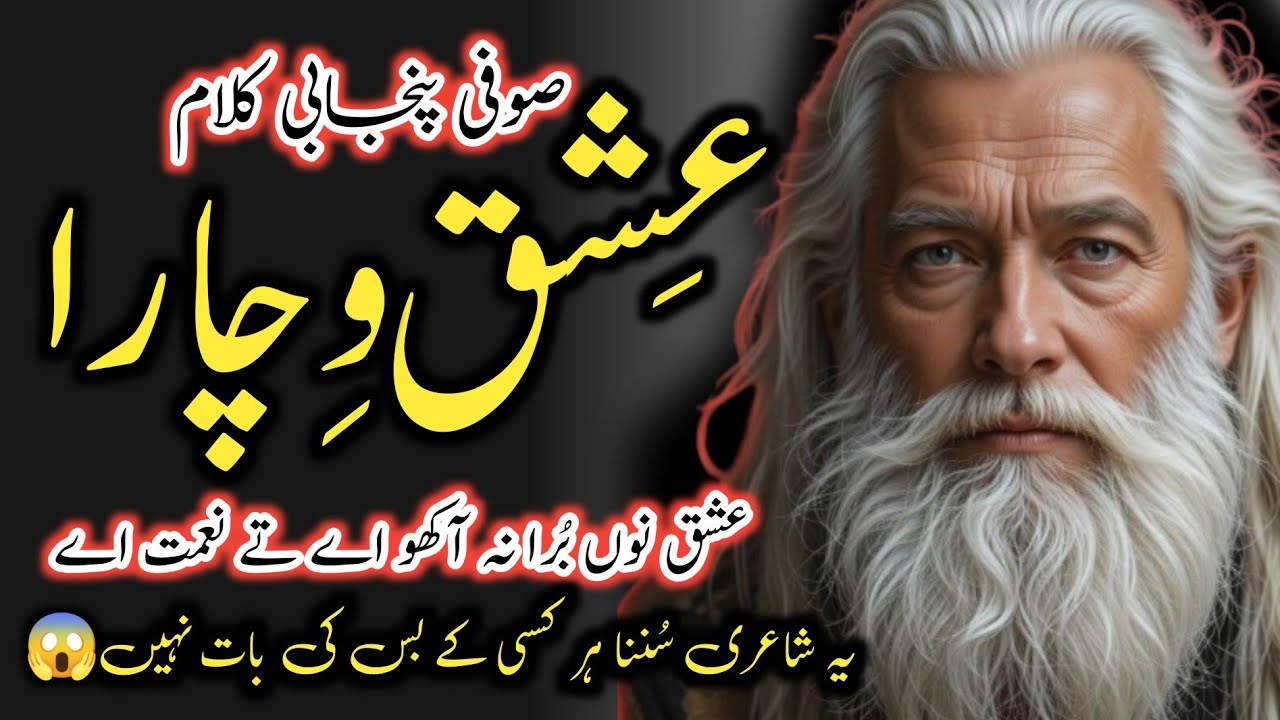 Ishq Vechara | Punjabi Sufi Kalam | عشق وچارا | Heart Touching Punjabi ...