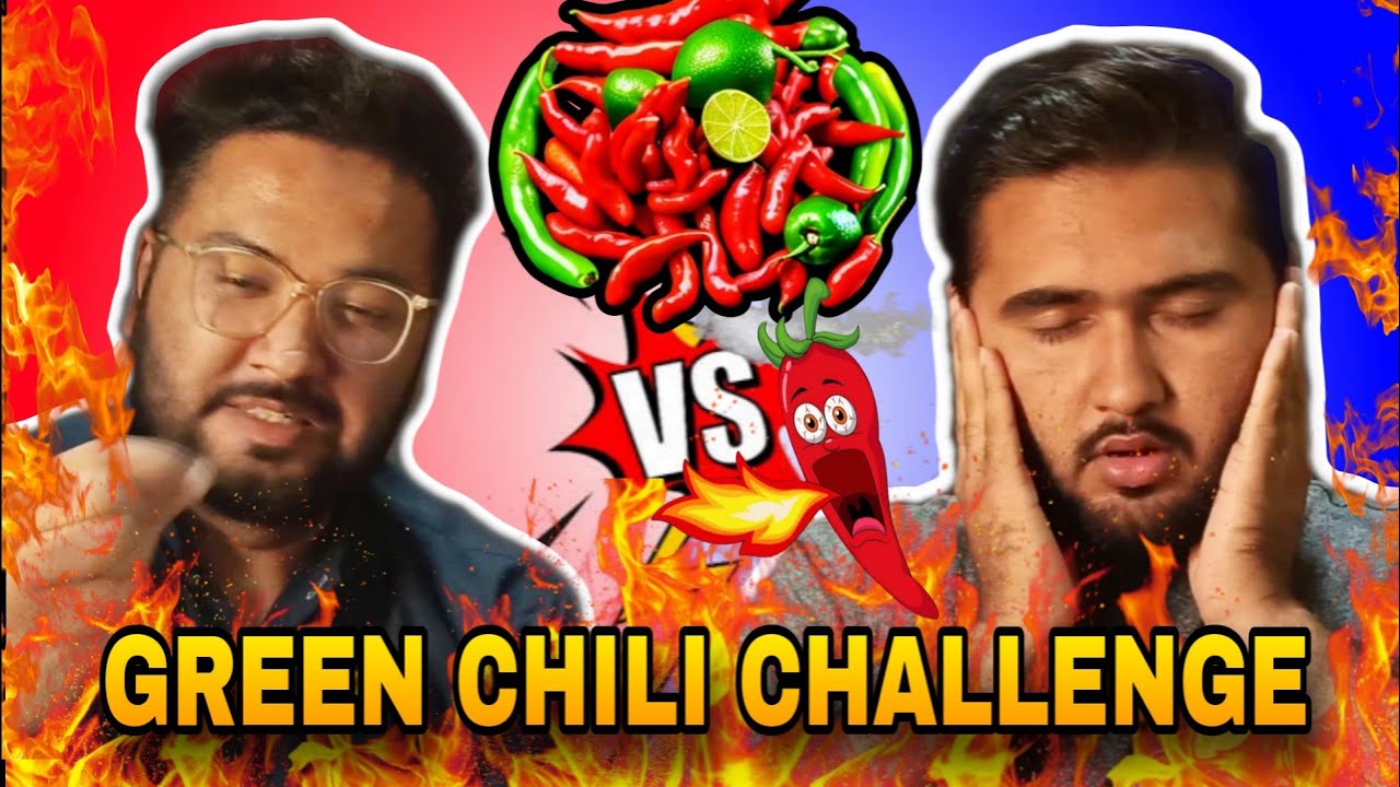 GREEN CHILLIES EATING CHALLENGE 🌶️🥵 | HOTTEST CHILLIES | MIRCHI EATING ...