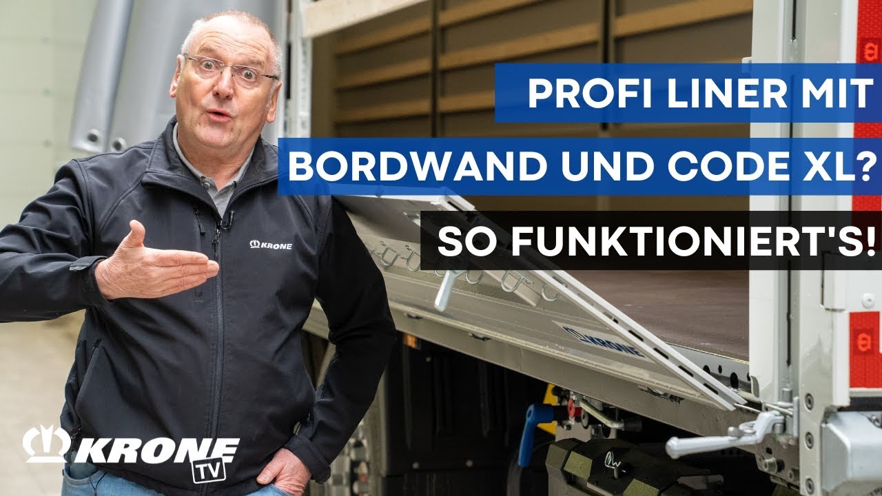 This is how the KRONE Profi Liner with board walls and code XL works ...