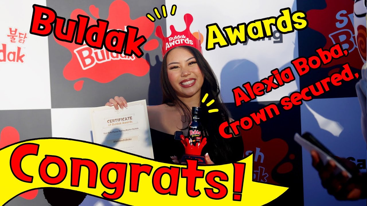 [Splash Buldak] Alexia Boba Wins EPIC EATS FLAVOR PAIRING MASTER BULDAK ...