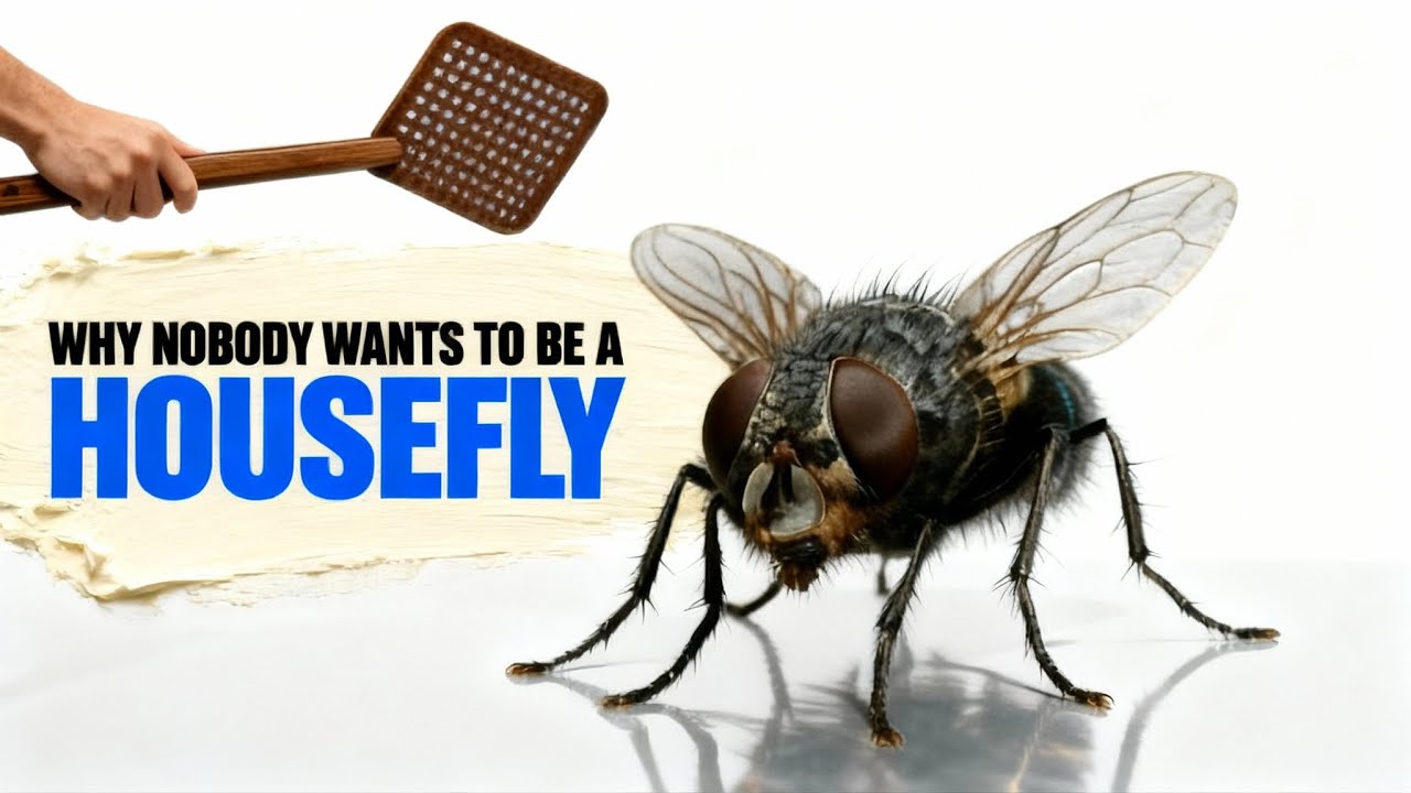 The Secret Struggles of House Flies Revealed - YouTube