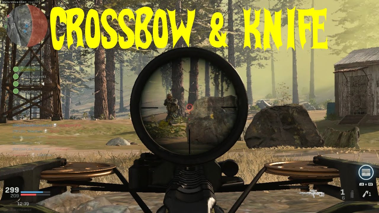 Crossbow & Knife - YouTube