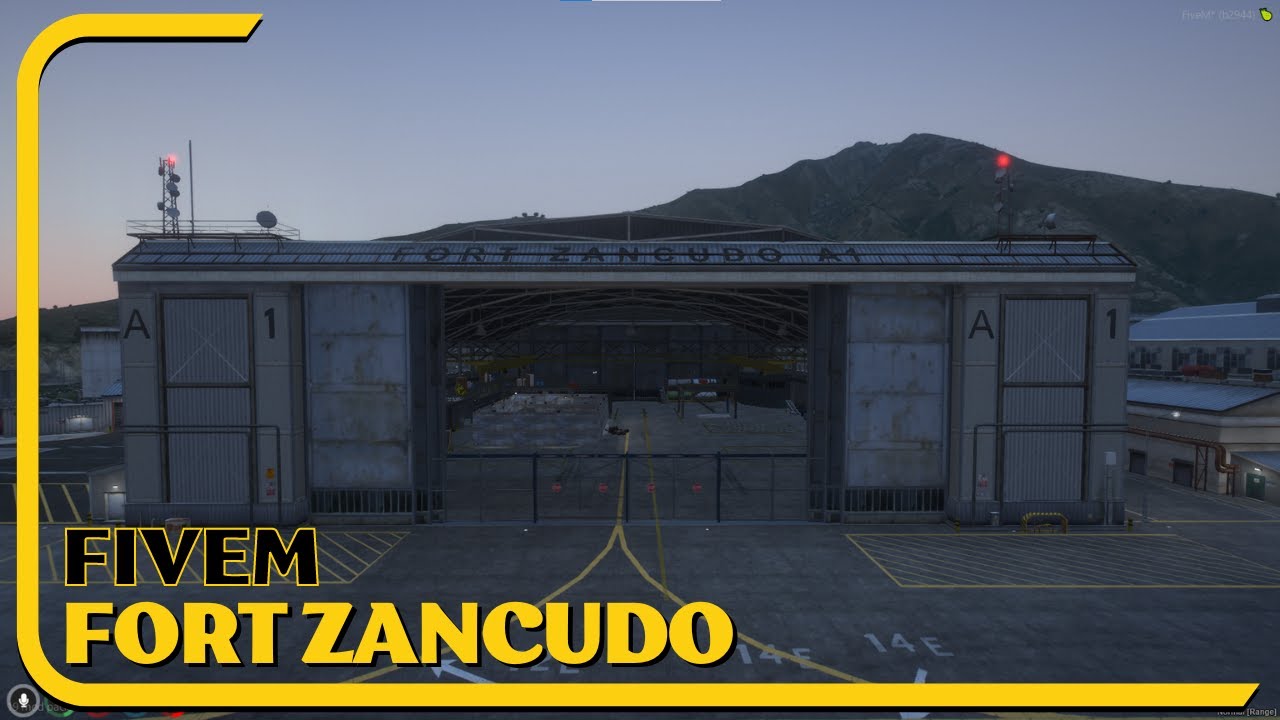 Fivem fort zancudo | Fivem Mods | Interior & map for Roleplay | FiveM ...