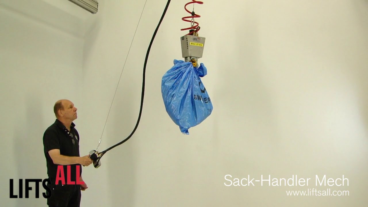 Implemento para la manipulación de sacos - YouTube