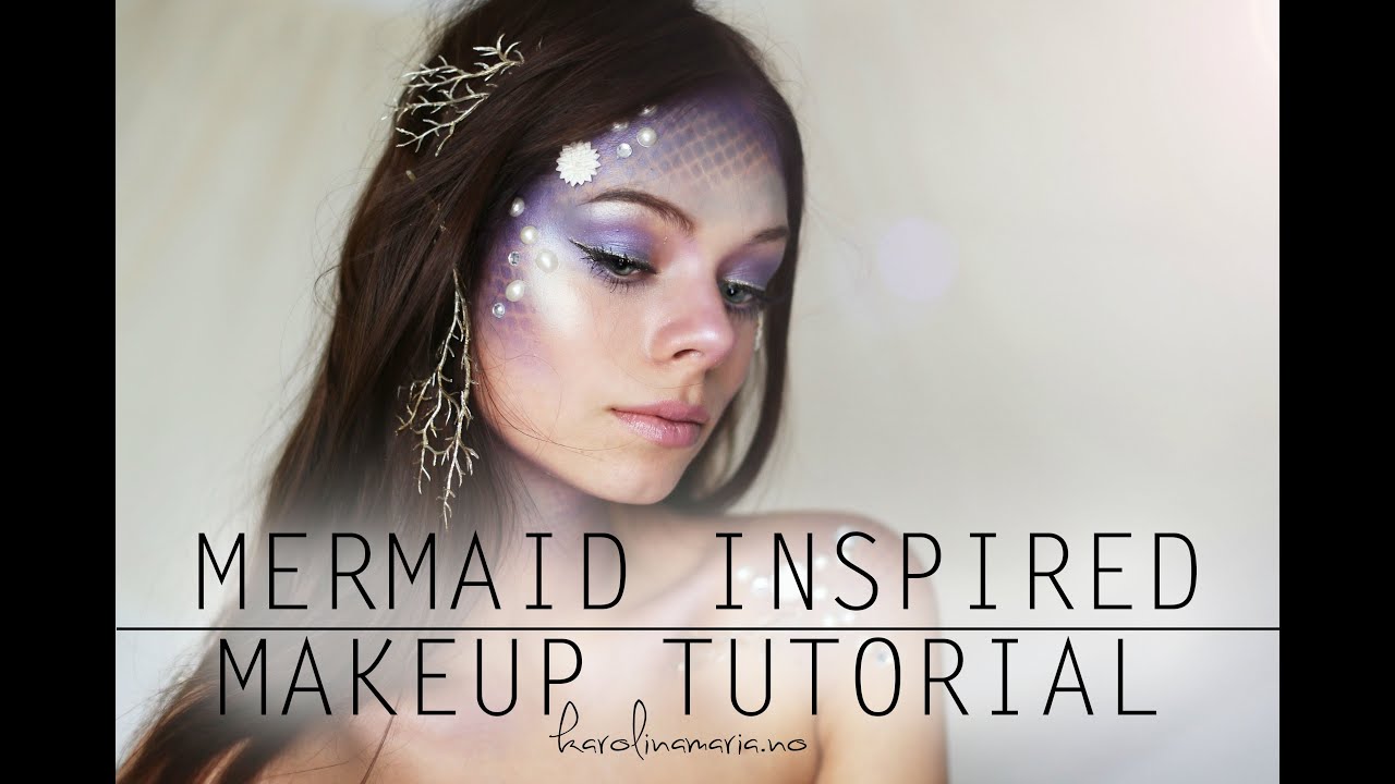 MERMAID INSPIRED MAKEUP TUTORIAL - YouTube