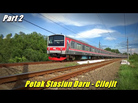 Aktivitas Kereta KRL di Petas Stasiun Daru - Cilejit Part 2 - YouTube