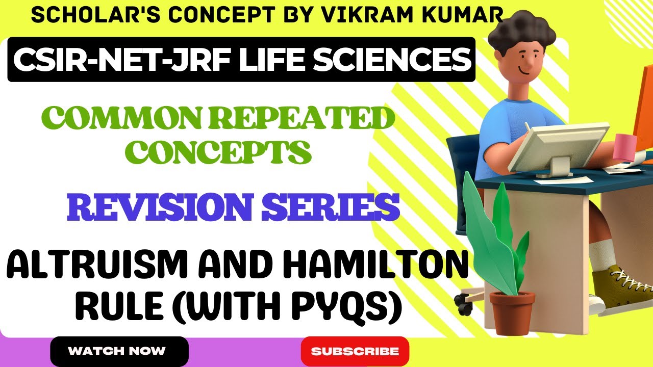 Altruism and Hamilton Rule (With PYQs) | Ecology | Common Repeated ...