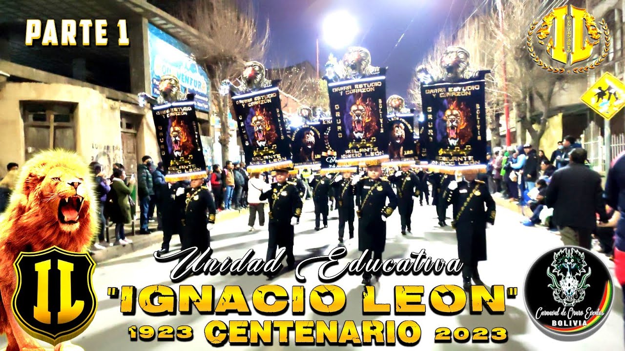 UNIDAD EDUCATIVA IGNACIO LEÓN _ DESFILE NOCTURNO POR SU CENTENARIO 100 AÑOS - YouTube