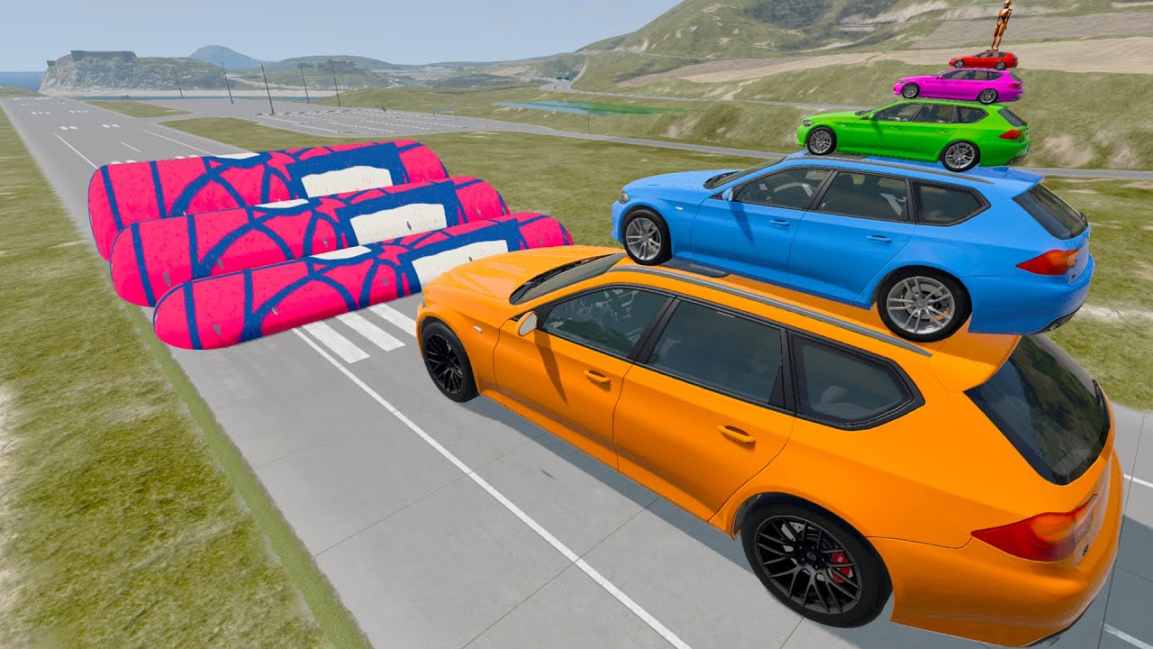 Giant & Small Cars - From Huge to Tiny Car | BeamNG.drive - YouTube