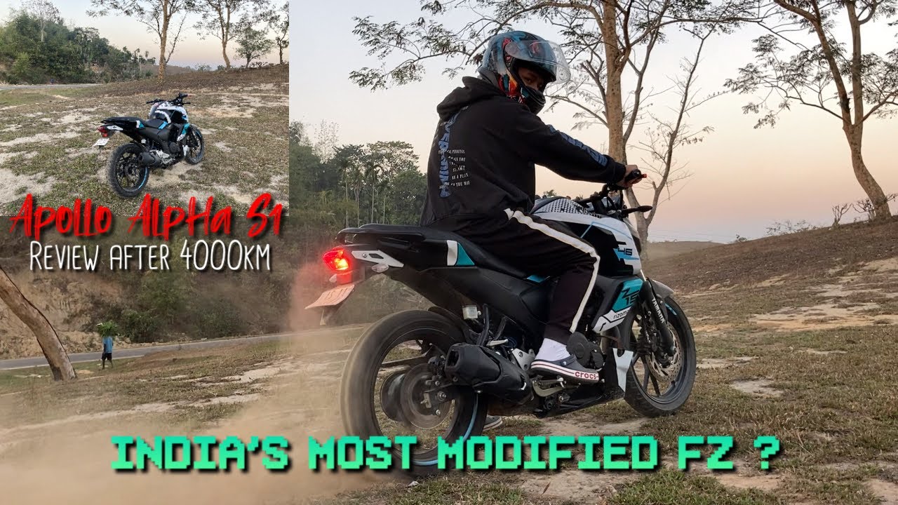 Review of Apollo Alpha S1 | India’s most modified FZ ??? - YouTube