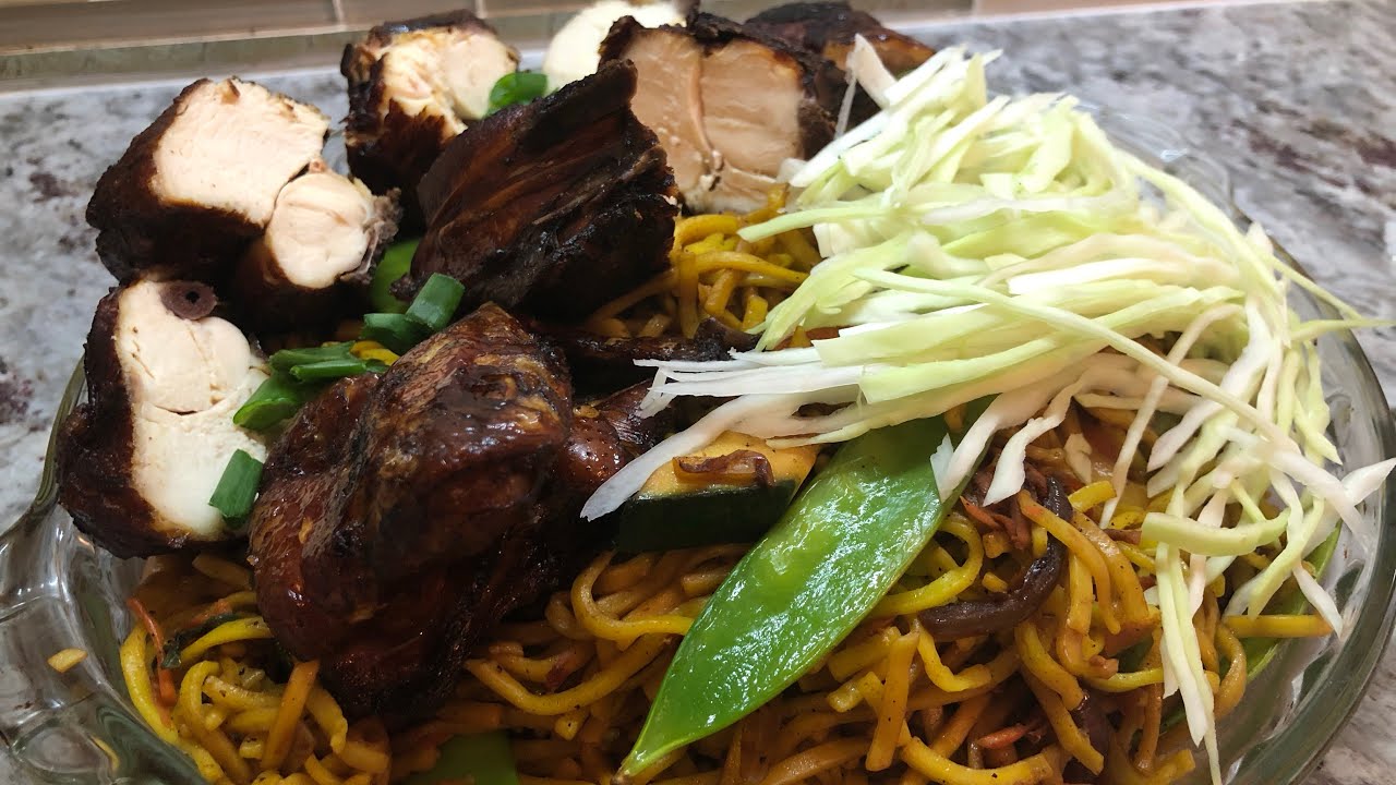How to make Chowmein and Guyanese Chinese Fried Chicken - YouTube