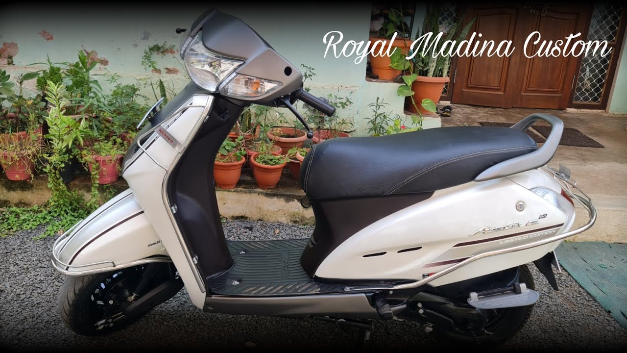 hero Honda ACTIVA modified 2g to 5g convert. from:- ROYAL MADINA CUSTOM ...