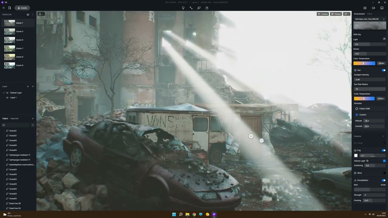 making of D5 Render Challenge II - Distance - How far would you go ...