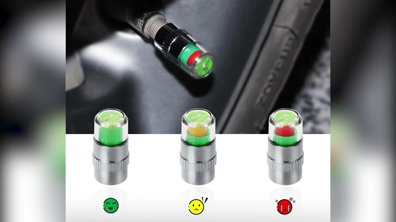 Smart Tire Pressure Monitor Caps - YouTube