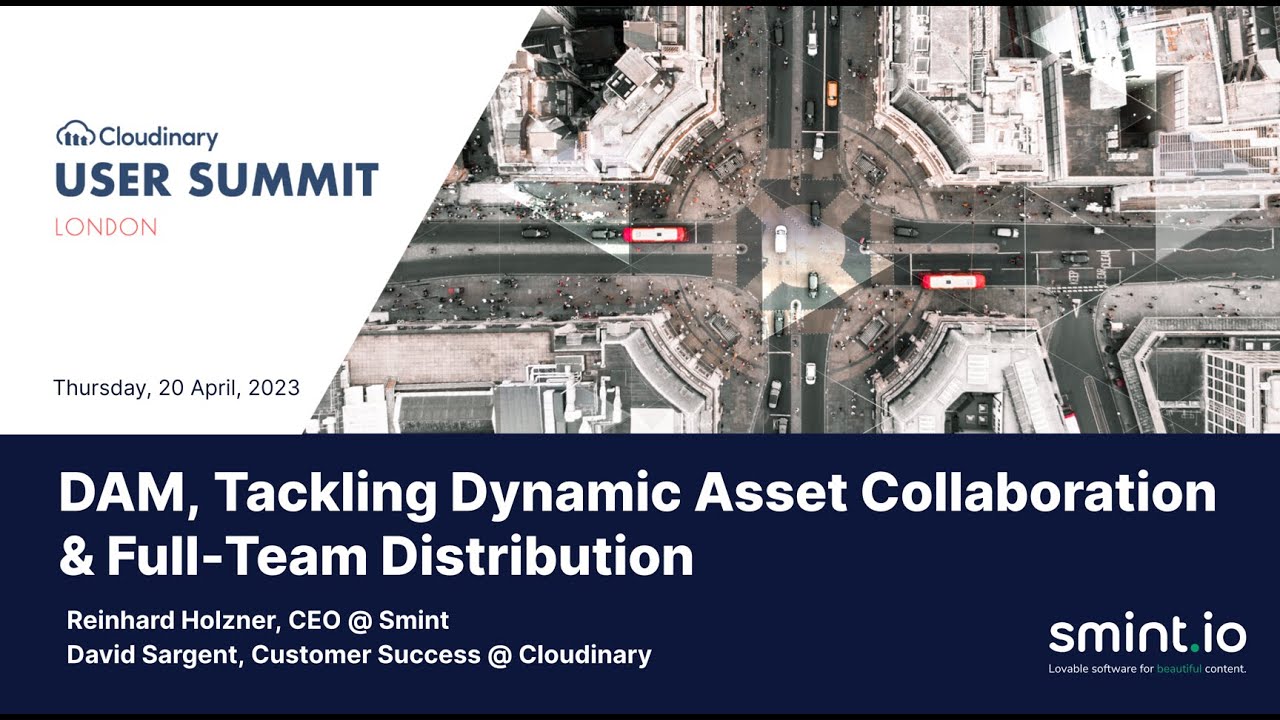 Tackling Dynamic Asset Collaboration & Full-Team Distribution with Cloudinary - YouTube