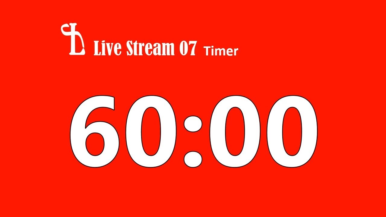 60 Minutes Red timer - YouTube