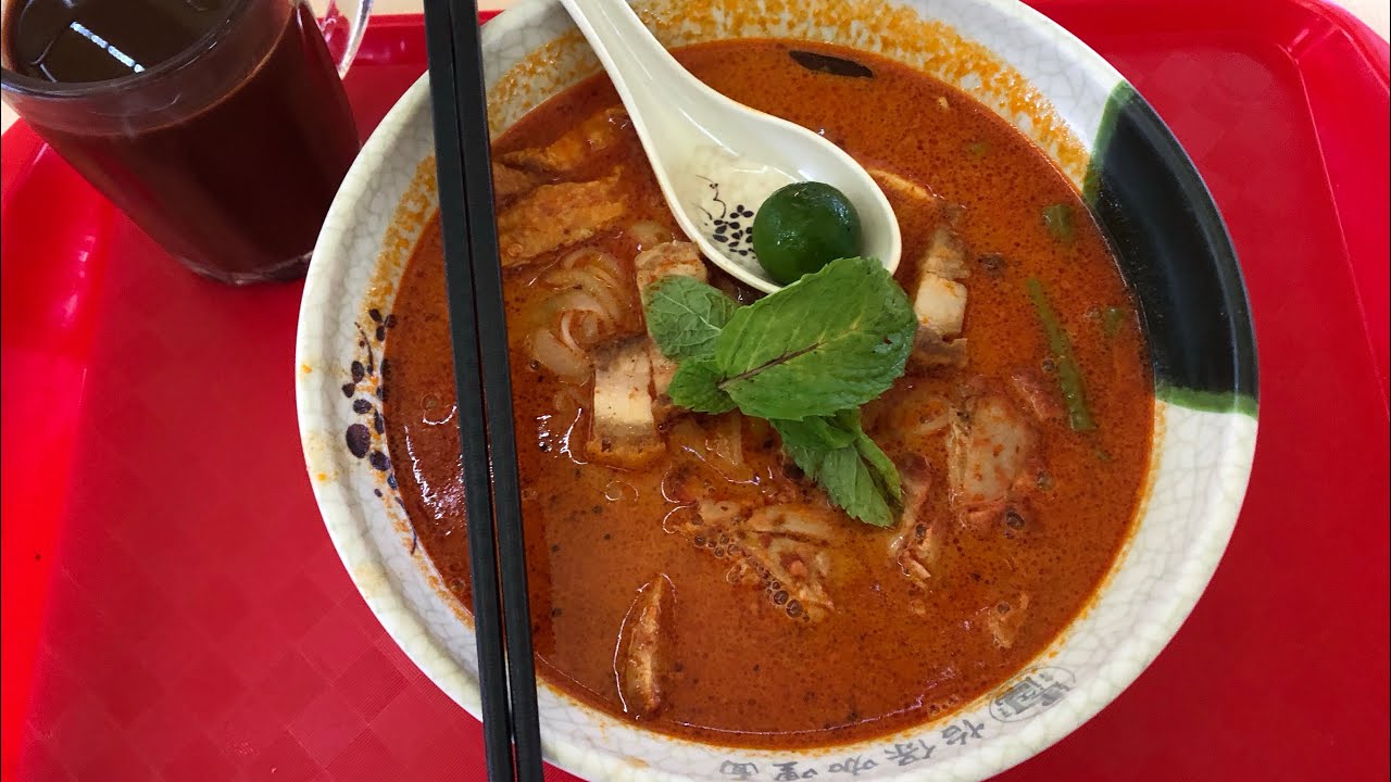 Curry Mee in Ang Mo Kio (Jian Zao Ipoh Curry Noodles) - YouTube