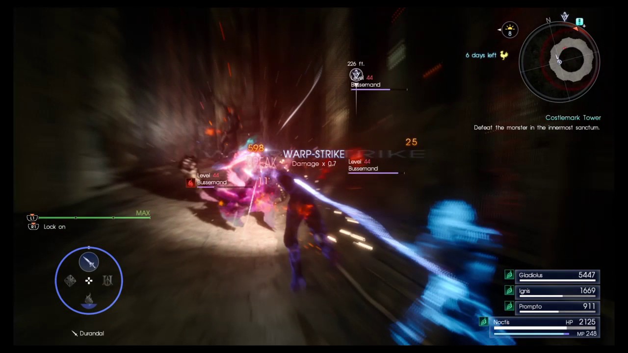 FINAL FANTASY XV: Costlemark Tower - YouTube