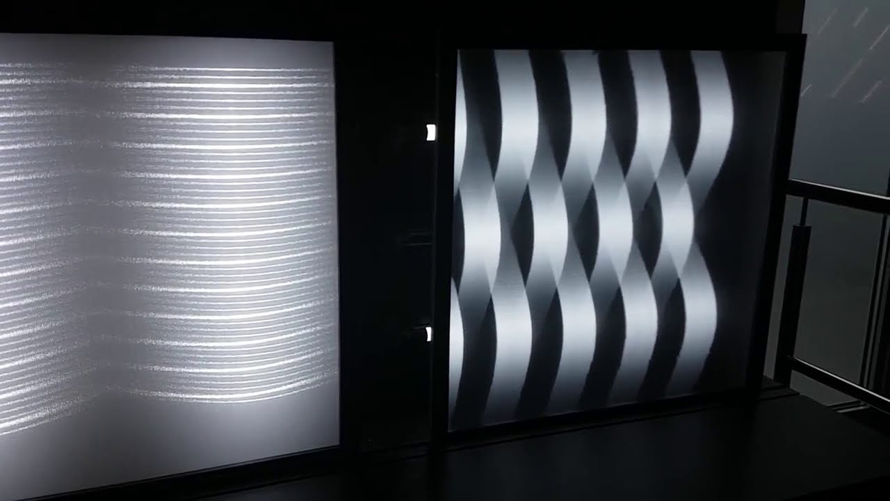 Newmat 3D Fabric Lighting | Optical Illusion | Kinetic Fabric Lighting ...